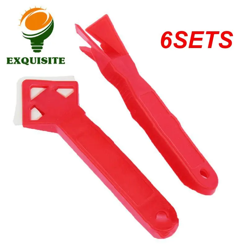 6SETS-Glass-Cement-Scraper-Tool-Angle-Beauty-Knife-Sealant-Grout ...