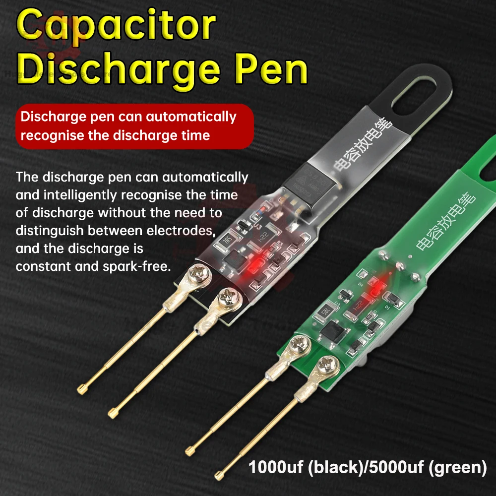 1000UF/5000UF Capacitor Discharge Pen Capacitor Discharge Tools Fast ...