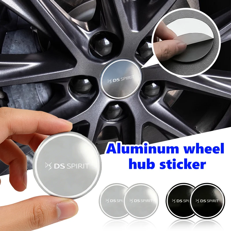 For DS Car Styling Wheel Hub Center Cap Badge Covers Sticker Decal ...