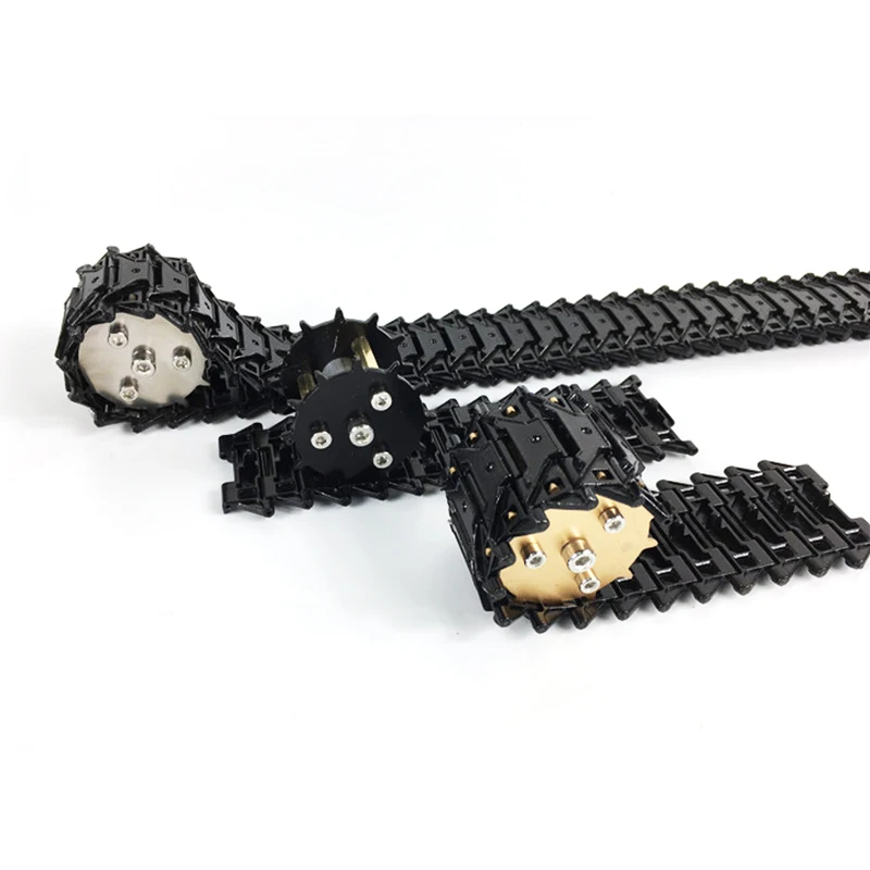 Tank Car Chassis Plastic Tracks, Robot Metal Tracks 41mm Width ...