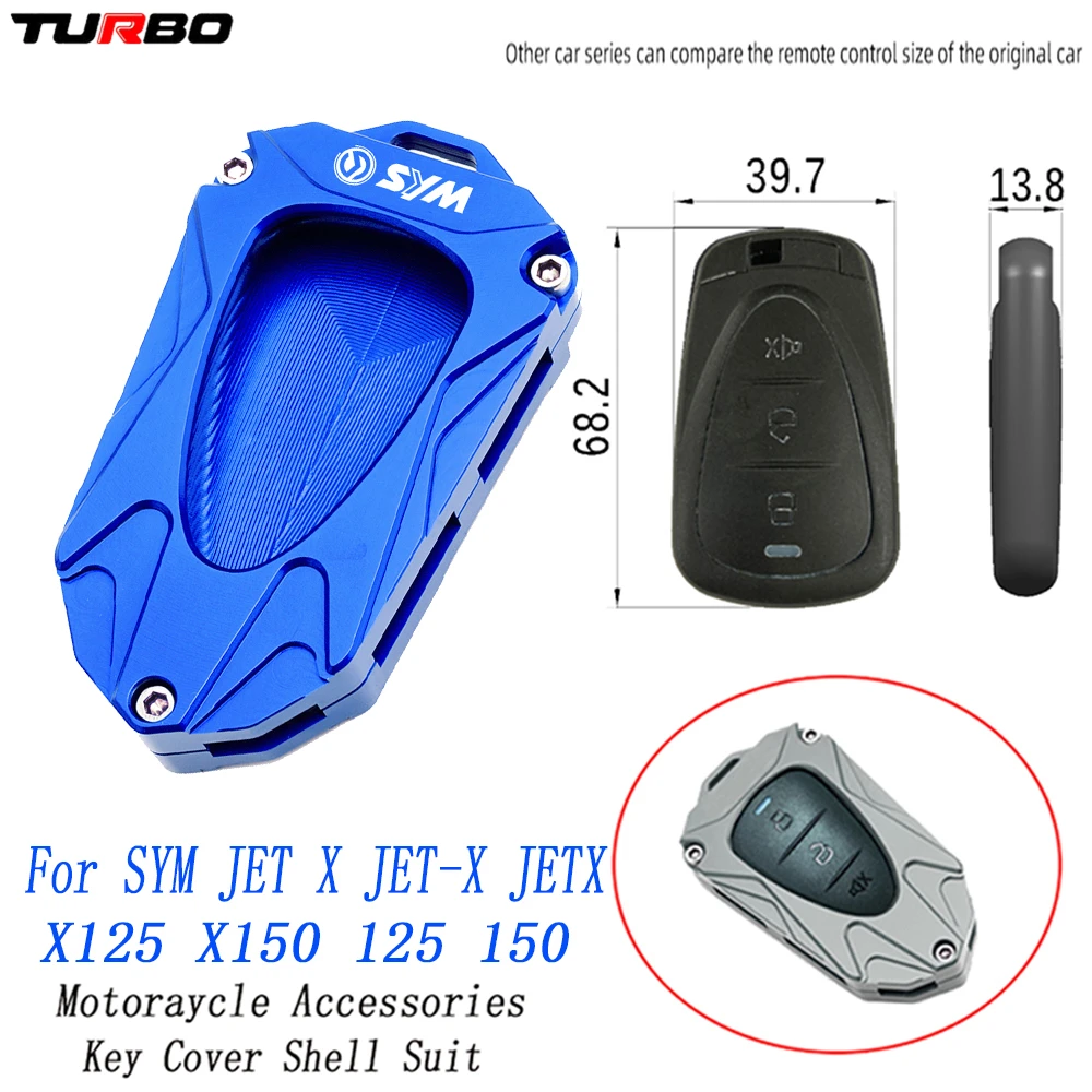 2023-New-Motorcycle-Keychain-Keyring-Key-Cover-Shell-Suit-For-SYM-JET-X ...