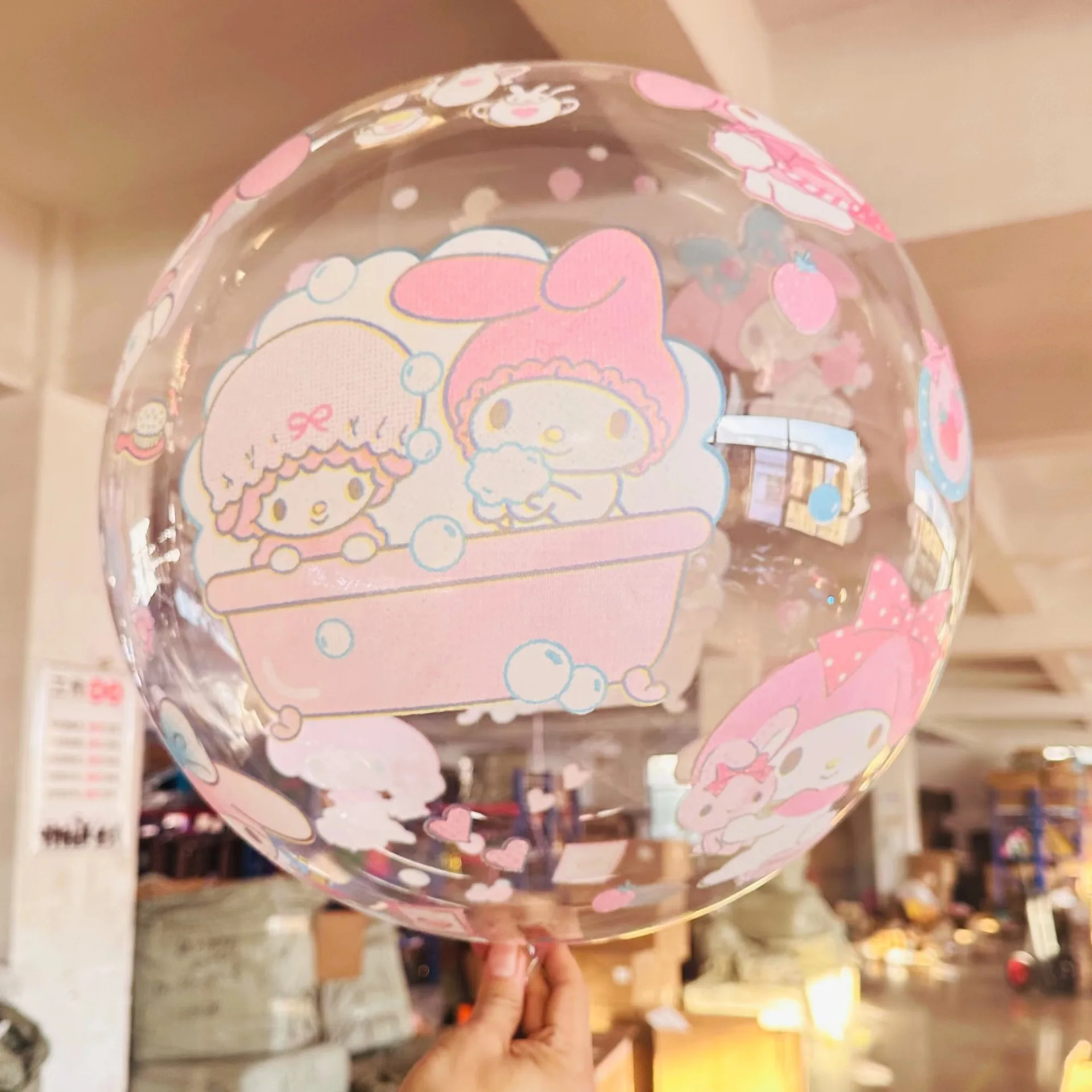 10Pcs-Sanrioed-Hello-Kitty-Kuromi-Balloons-24-Inch-Circle-Cartoon ...