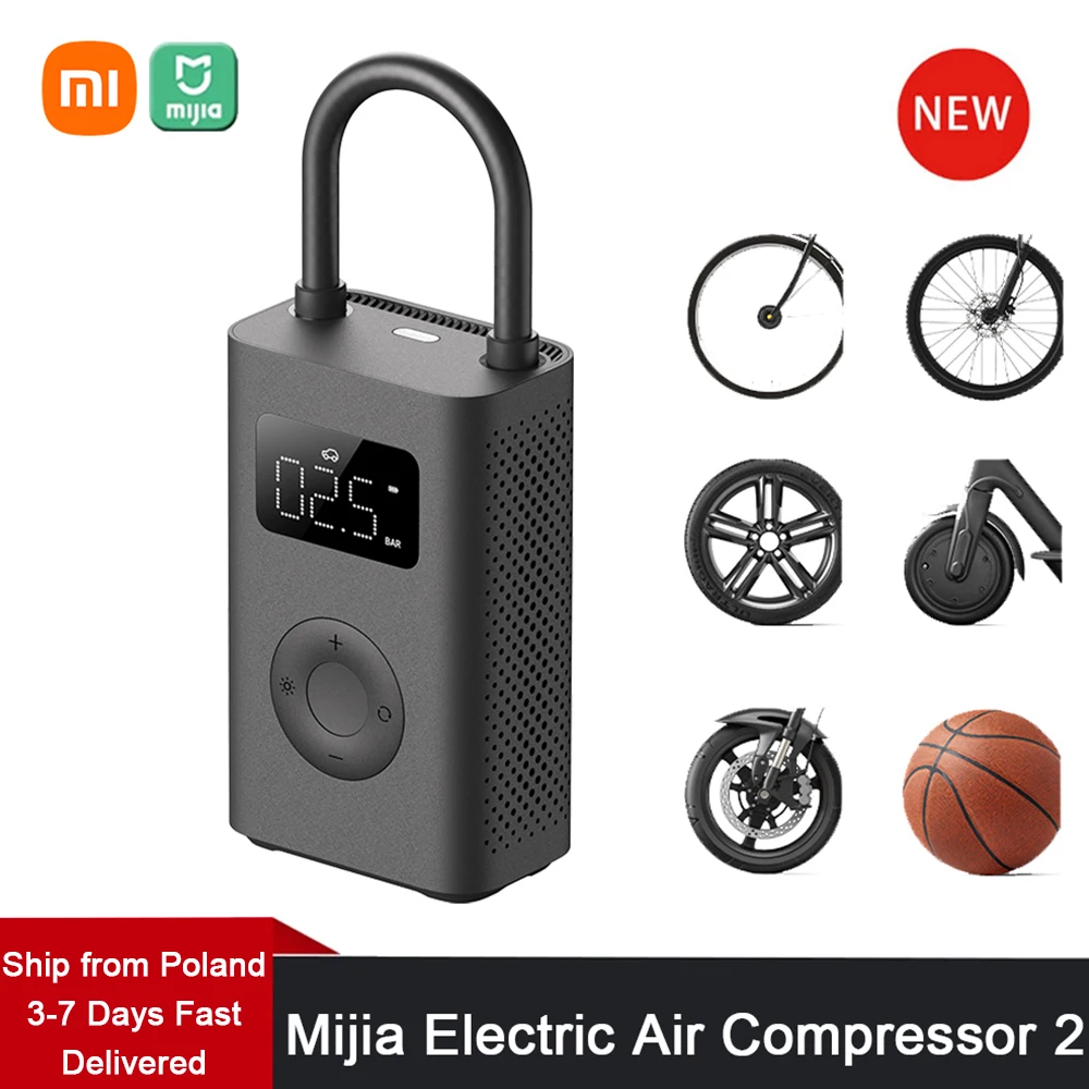Xiaomi-Mijia-Air-Pump-2-Portable-Inflatable-Treasure-Digital-Display ...
