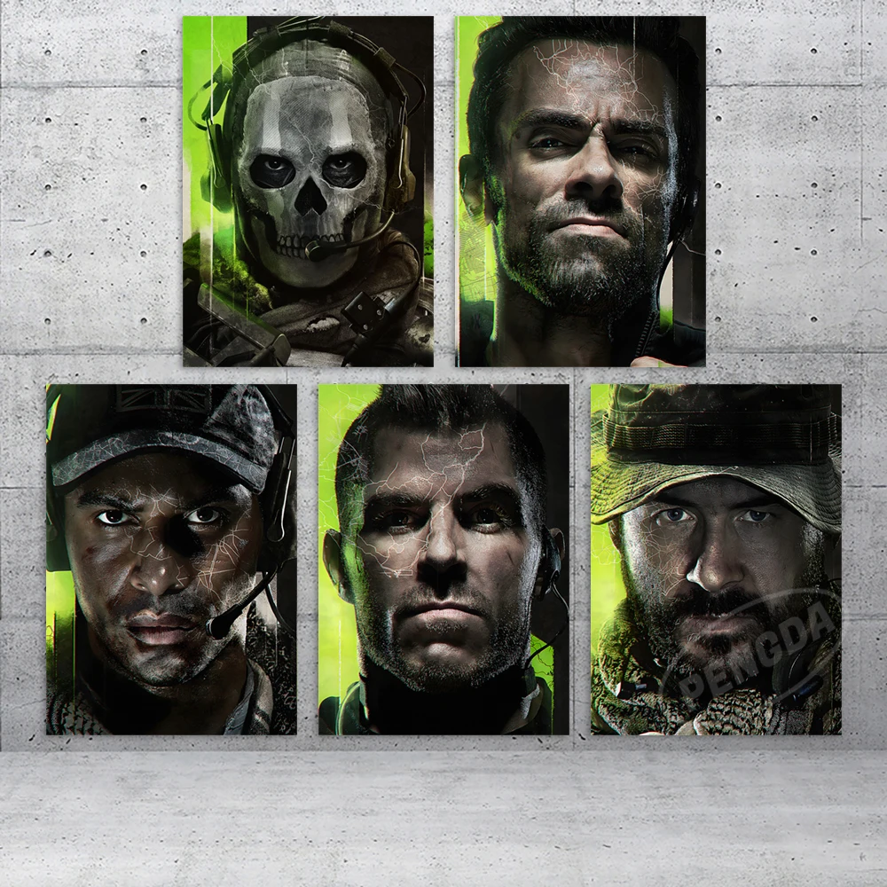 Canvas-HD-Call-Of-Duty-Prints-Painting-Simon-Riley-Wall-Art-Poster-John ...