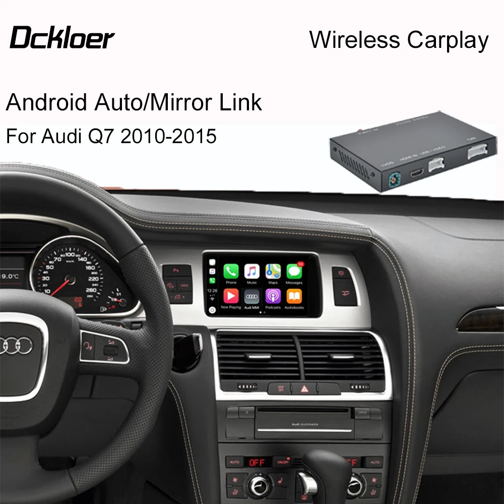 Wireless-Apple-CarPlay-Interface-For-Audi-Q7-2010-2015-With-Mirror-Link ...