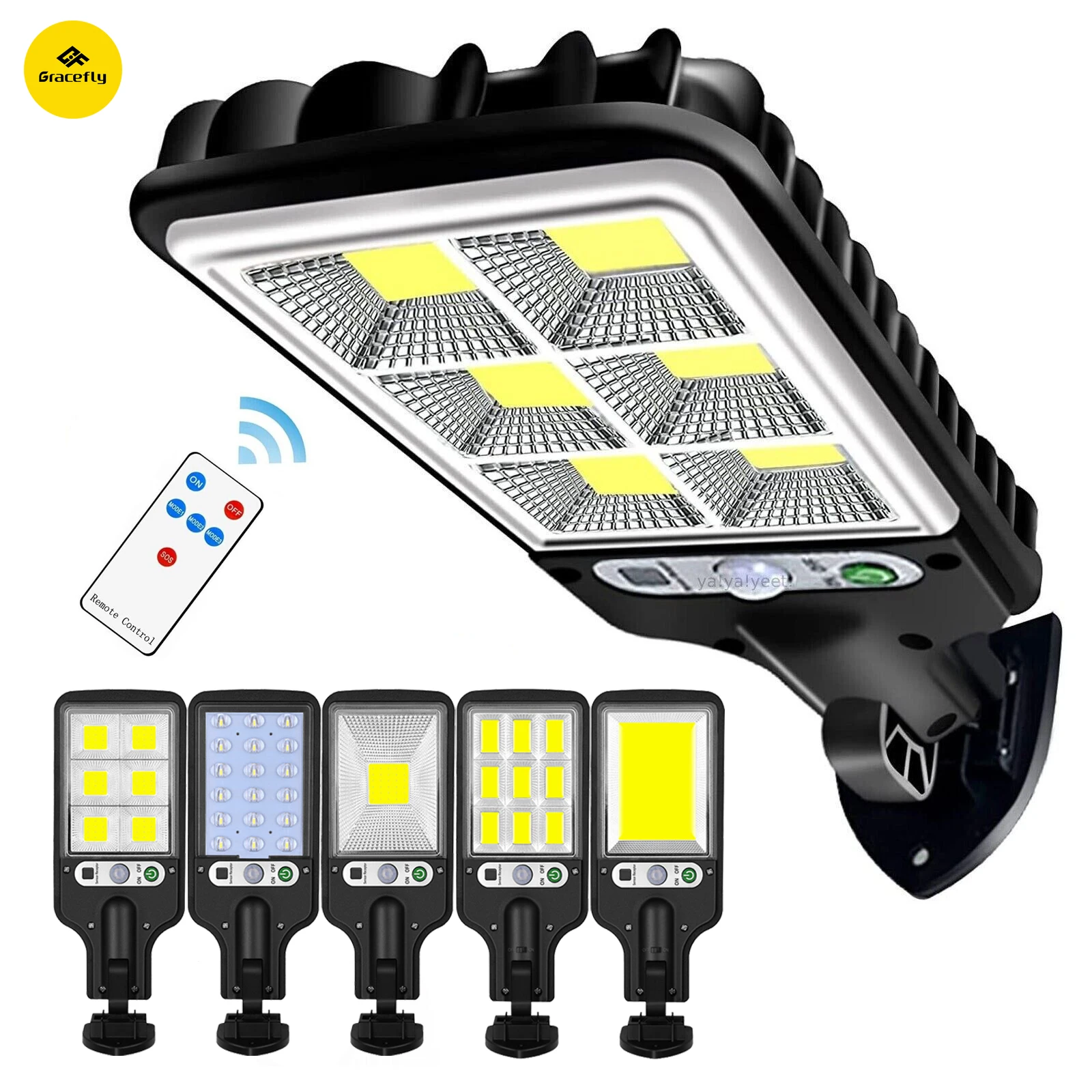 Outdoor-Solar-Light-with-Motion-Sensor-Remote-Control-Solar-Powered ...