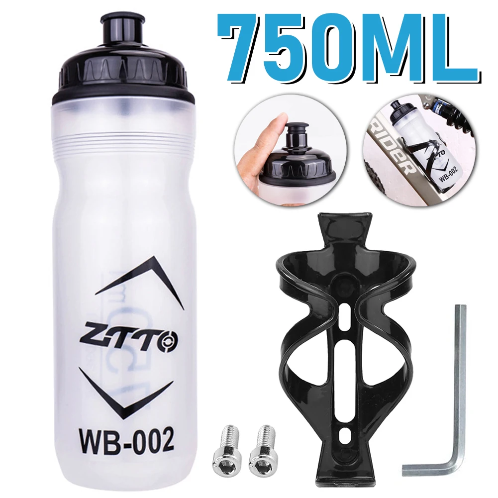 750ML-Bicycle-Water-Bottle-Mountain-Road-Bike-Water-Bottle-Holder-Outdoor-Cycling-Kettle ...
