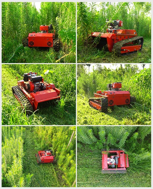 Diesel powerful Robotic Electric Lawn Mower Robot Lawnmower Garden ...