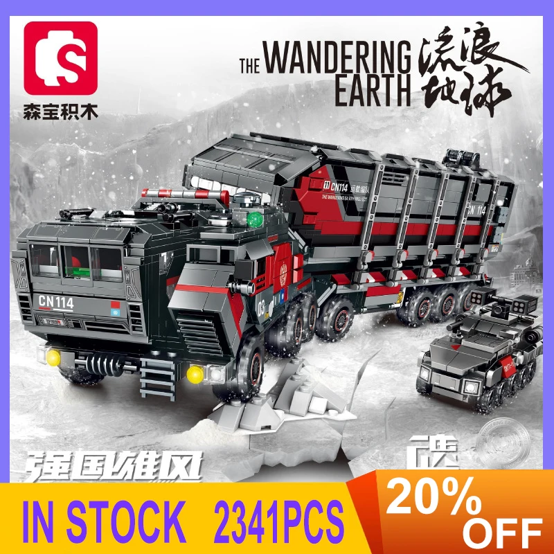 SEMBO-MOC-107101-Compatible-con-Lego-Wandering-Earth-Transport-Vehicle ...