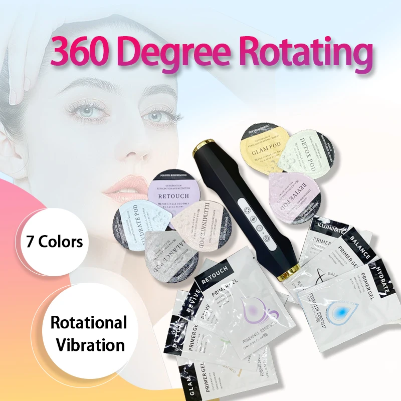 2024-New-design-co2-bubble-oxygenation-capsules-pods-rechargeable-oxygen-skin-tightening-facial ...