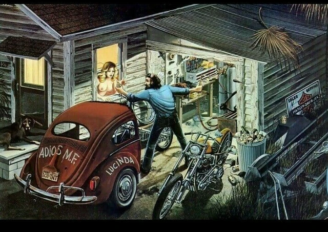 Ghost Rider Poster David Mann