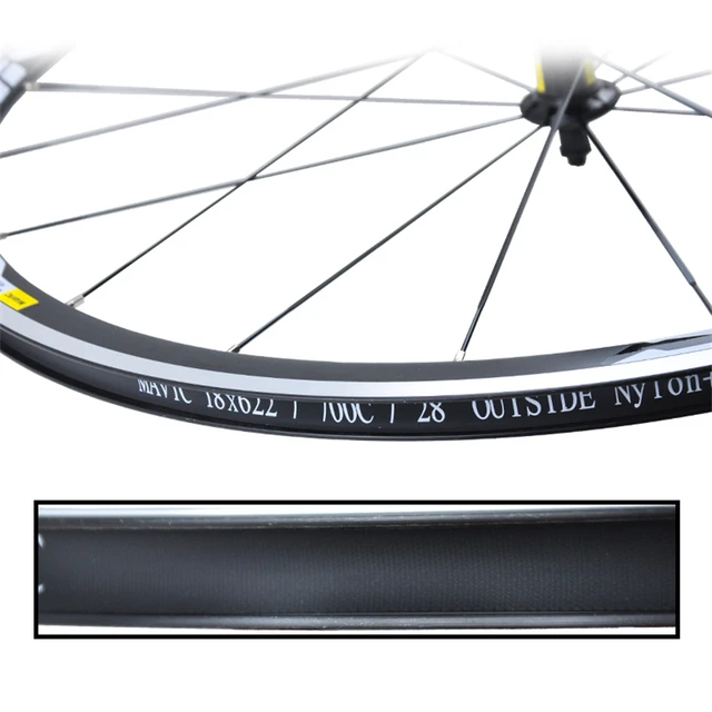 Aluminium Alloy 700C Road Bike Wheelset - 30MM V-Brake, 11 Speed, 28 ...