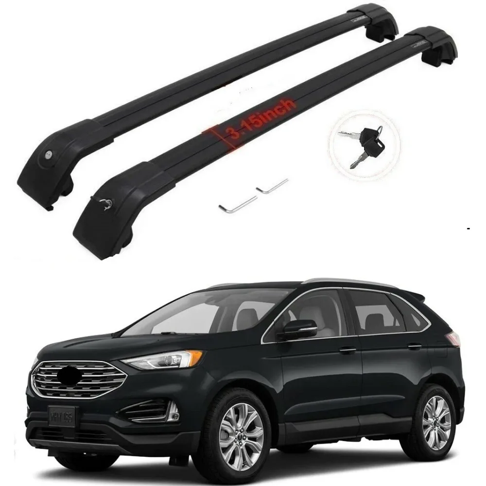 Enhance the car's luggage carrying capacity,2P black for Ford Edge 2015 ...