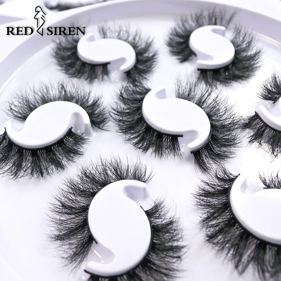 5/7 Pairs Fluffy Natural Lashes Makeup 10mm-18mm Wispy Strip Faux Mink ...