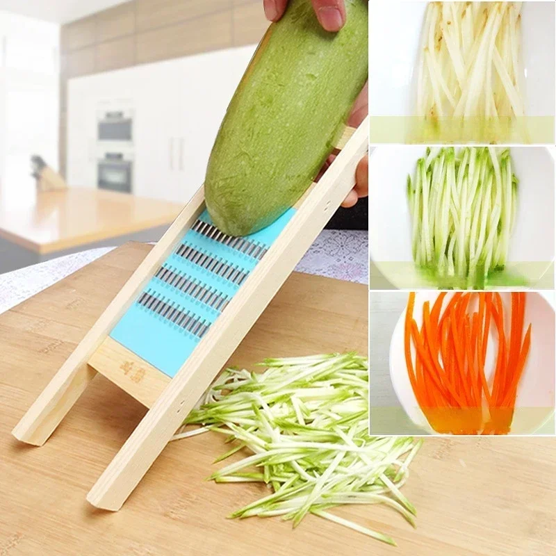 Wooden-Vegetable-Grater-Potato-Slicer-Household-Vegetable-Fruit-carrot ...
