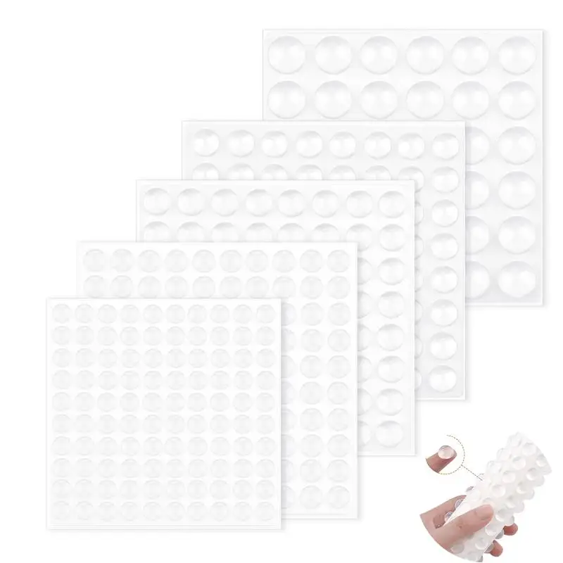 36-64-100Pcs-Door-Sticker-Paste-Silicone-Cushion-Cabinet-Silencer ...