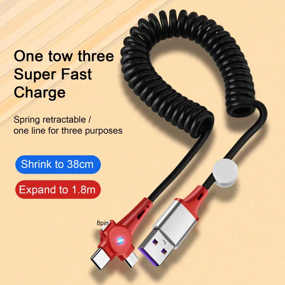 USB-3-in-1-Charging-Cable-100W-Super-Fast-Charging-Retractable-T-shaped ...