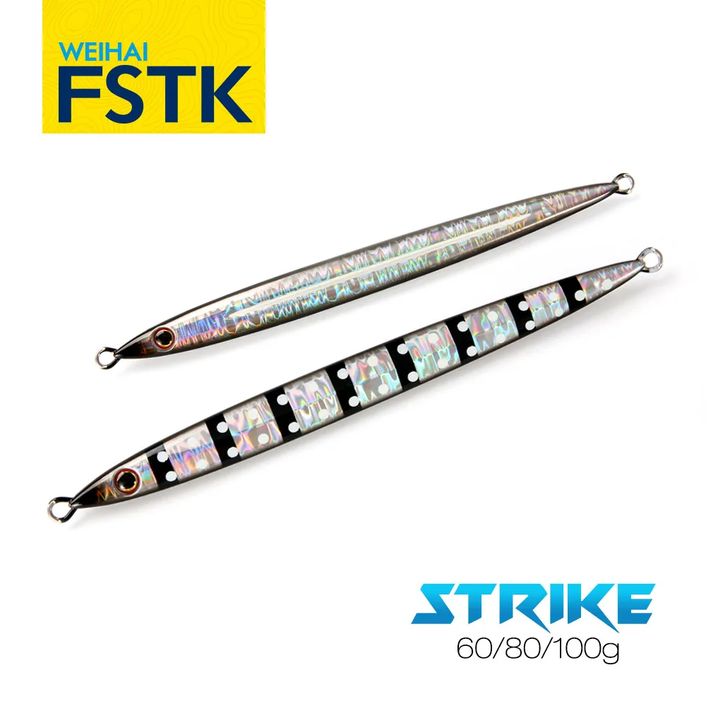 FSTK Fast Sinking Shore Jigging GEKIT Strike Jig 60g80g100g Gekito Metal Jig Long Cast Sea ...