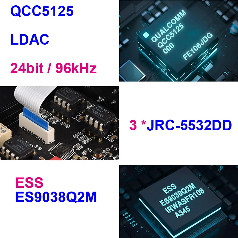 ES9038Q2M Bluetooth DAC Board | AliExpress