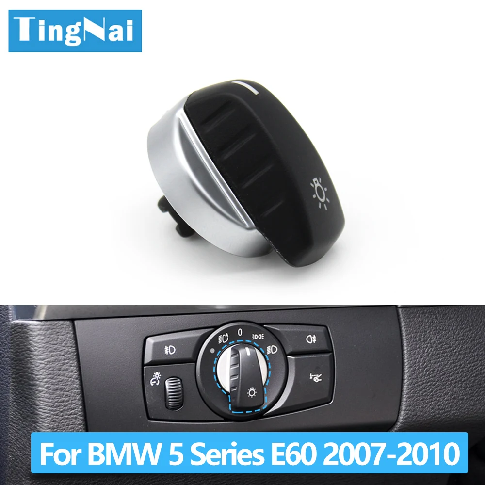 E60 Car Headlamp Head Light Rotary Switch Knob Button For BMW 5 Series ...