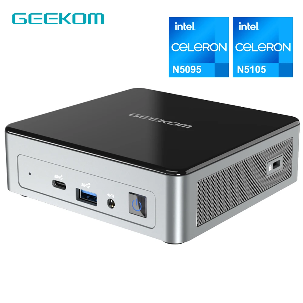 Geekom Mini Ar 11 Mini Computador 11th Gen N5095 (até 2.9 Ghz) 8gb ...