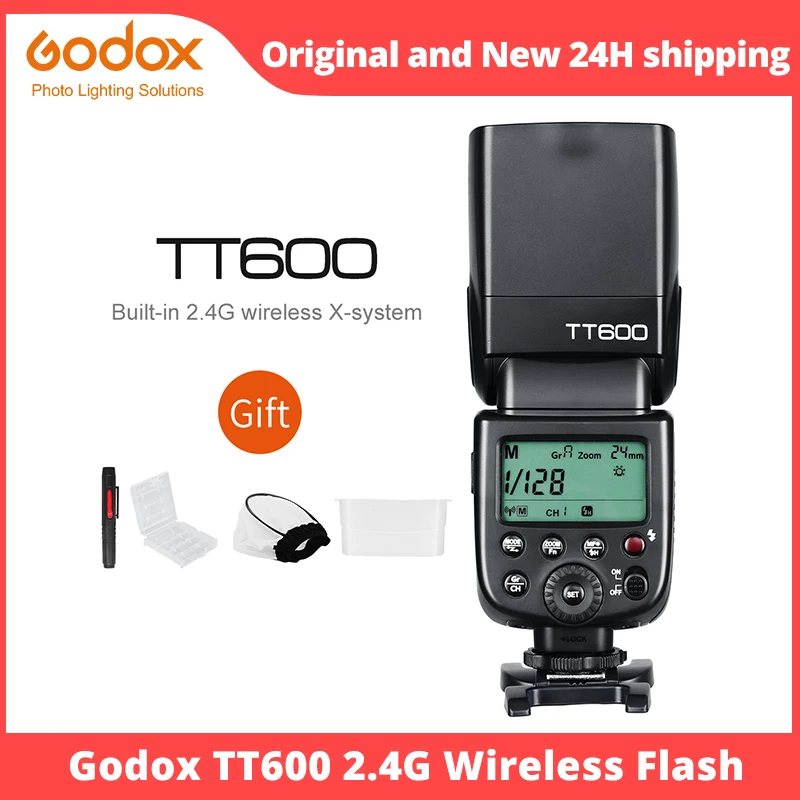 Godox TT600 2.4G Wireless GN60 Master/Slave Camera Flash Speedlite for ...