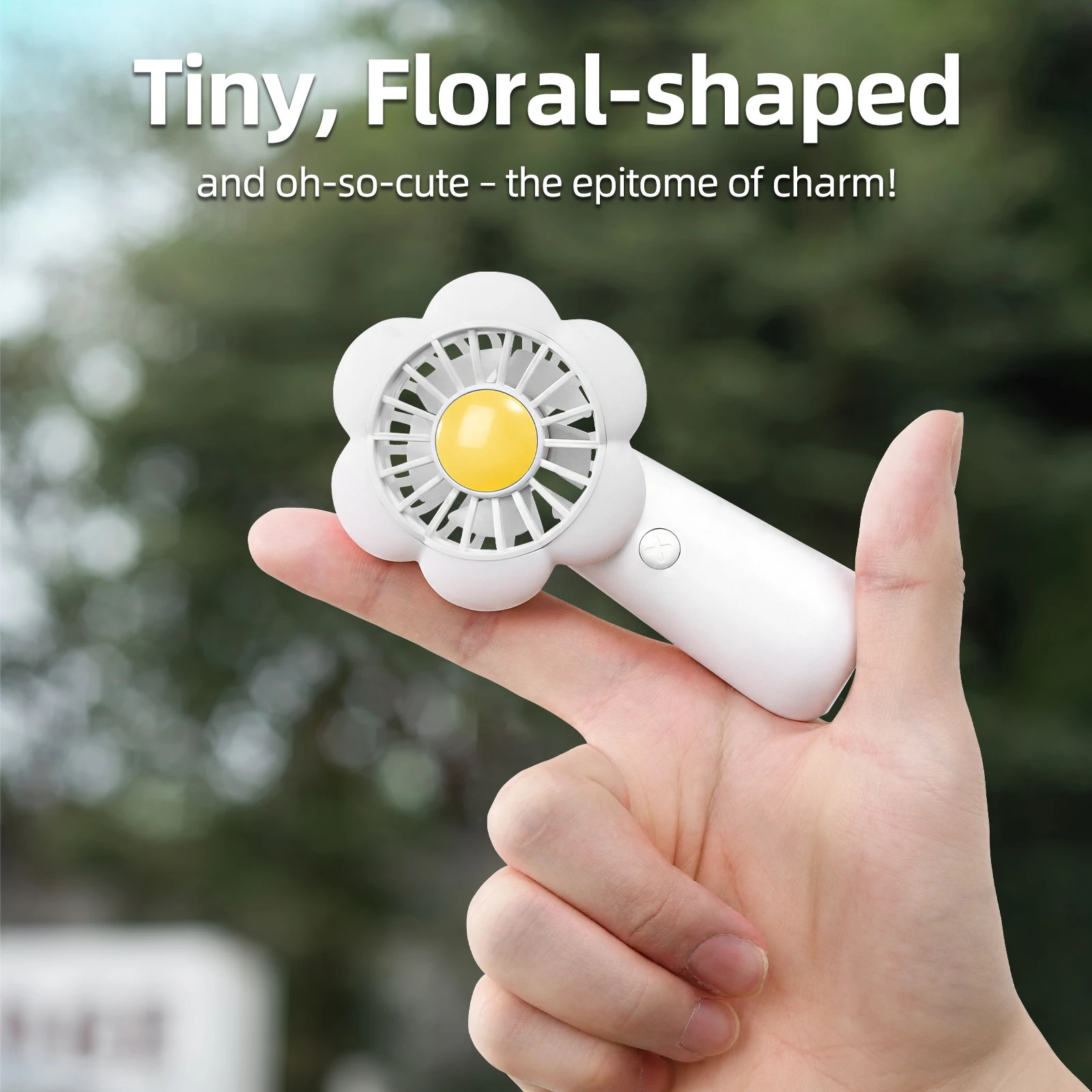 Eary-Cute-Floral-Shape-Handheld-Fan-Portable-Mini-500mAh-Electric-Fan ...
