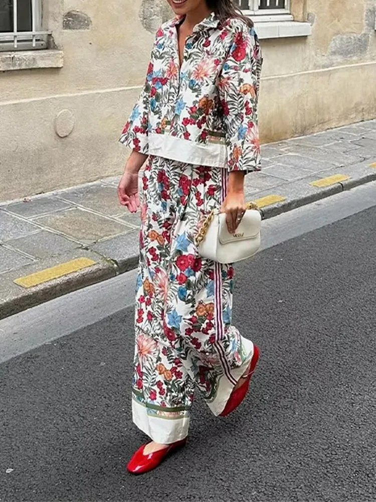 TRAF-2024-Summer-New-Women-s-Fashion-Casual-Printed-Long-Sleeve-Single ...