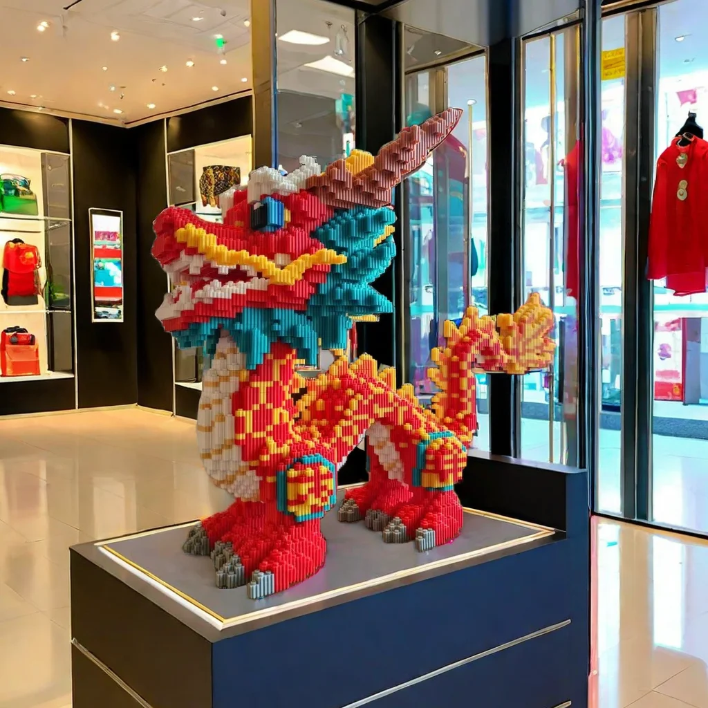 10000+Pcs Dragon Building Block Toy - Assembled Ornament Model ...