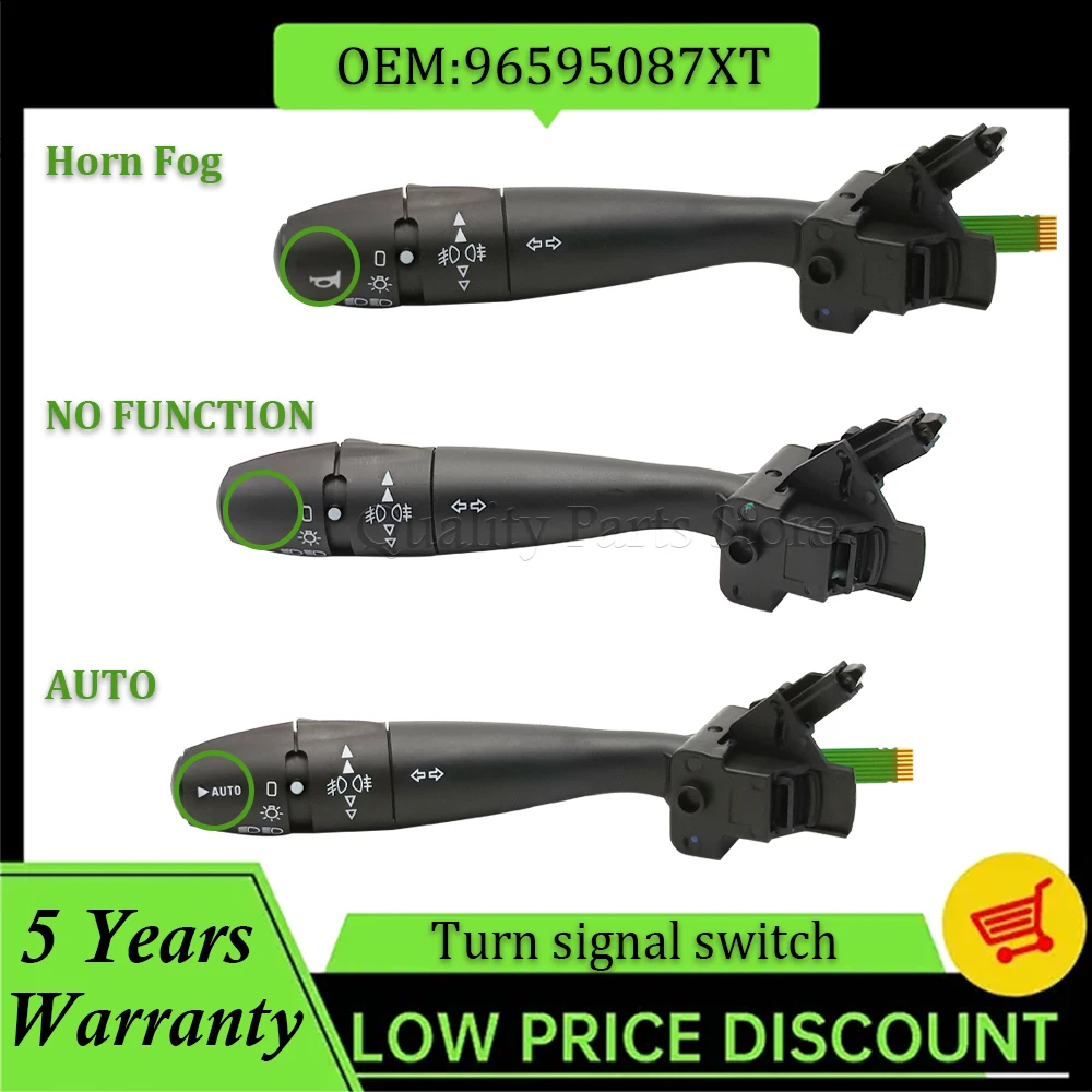 Car Turn Signal Indicator Switch Steering Column Horn For PEUGEOT 1007 ...
