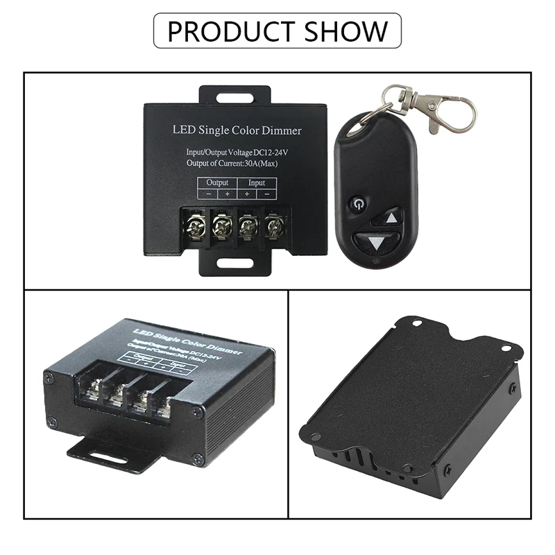 LED Single Color Dimmer with 3 Key RF Remote Controller – Shop ...