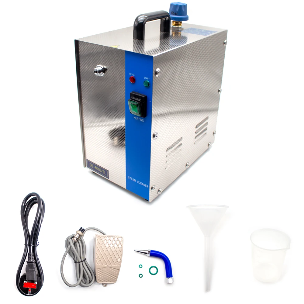 2L 1300W Stainless Steel Jewelry Steam Cleaner Gem Washer Gold and ...