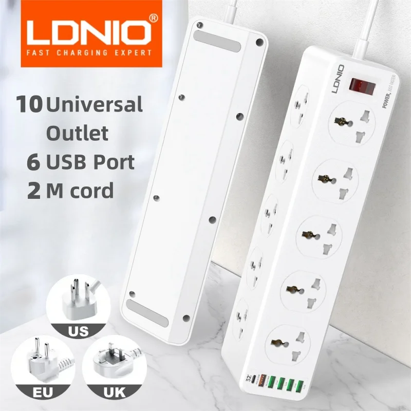 LDNIO-AC-Power-Strip-30W-PD-QC-Multiprise-Power-Socket-Electrical ...
