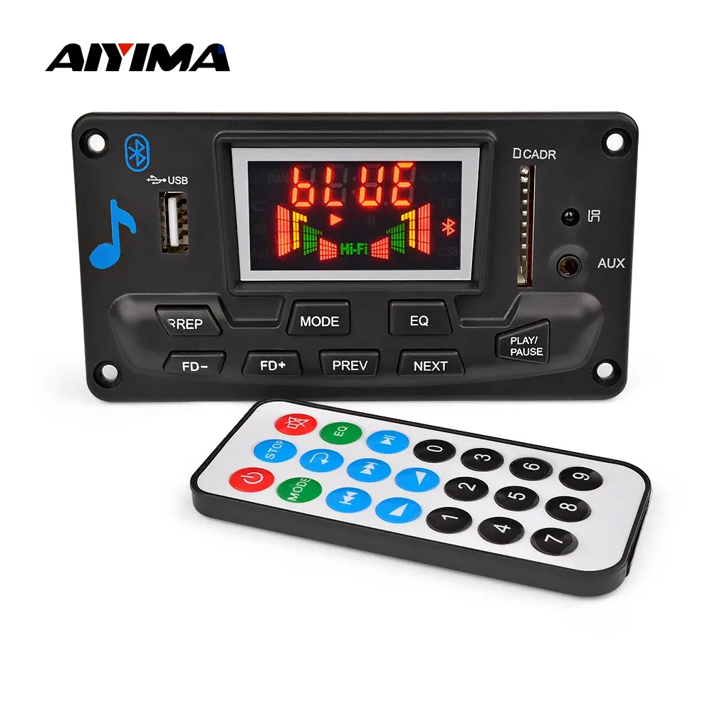 AIYIMA-12V-Bluetooth-MP3-Decoder-Audio-Module-Spectrum-Display-Lossless ...