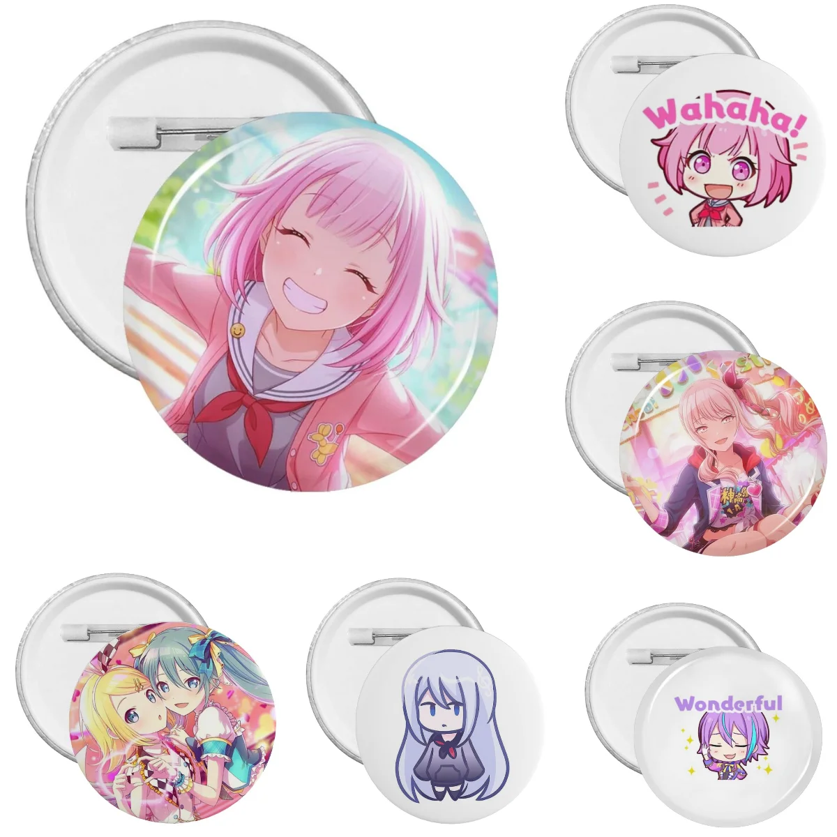 Emu Ootori Pin insignia Project Sekai Metal personalizable Pins broche ...