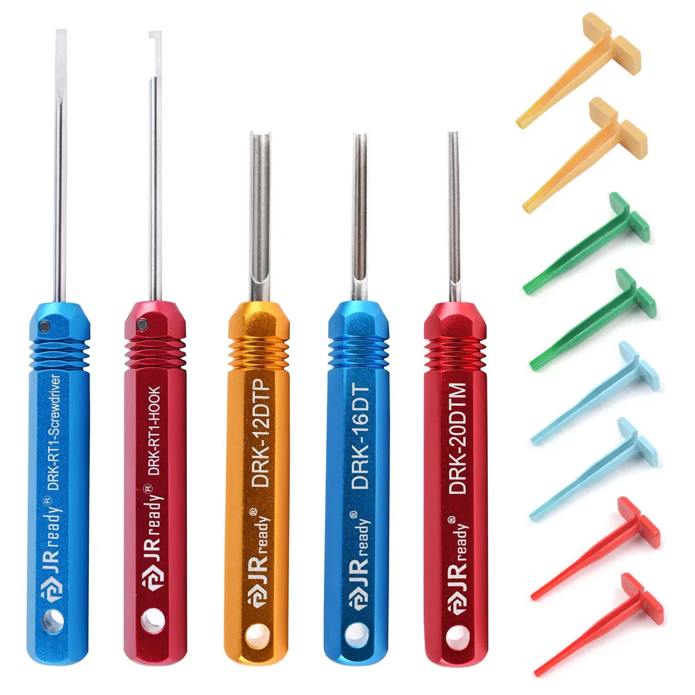 JRready ST5236-DEUTSCH Connector Removal Tool Kit: DRK-12DTP+16DT+20DTM ...