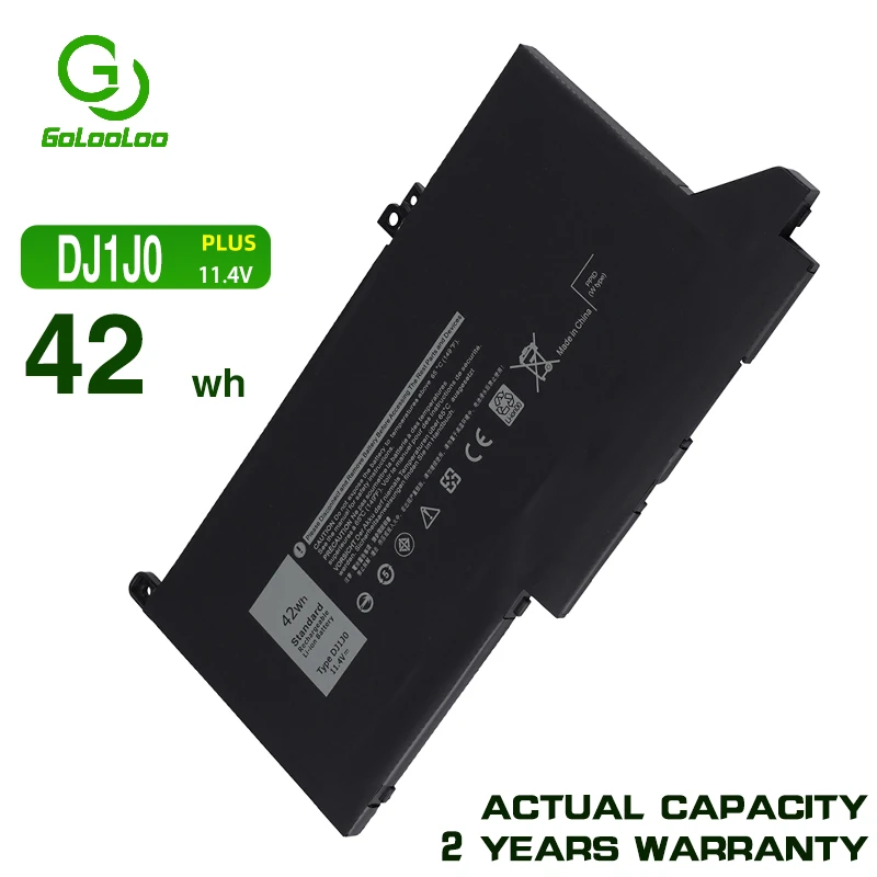 Golooloo DJ1J0 Laptop Battery for DELL Latitude 12 7000 7280 7380 7480 ...