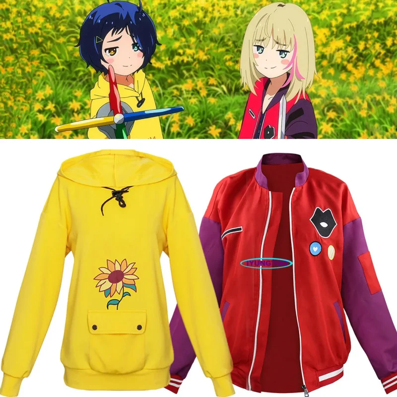 Ohto-Ai-rika-kawai-Cosplay-Costume-Hoodie-Anime-Yellow-Sun-Flower ...