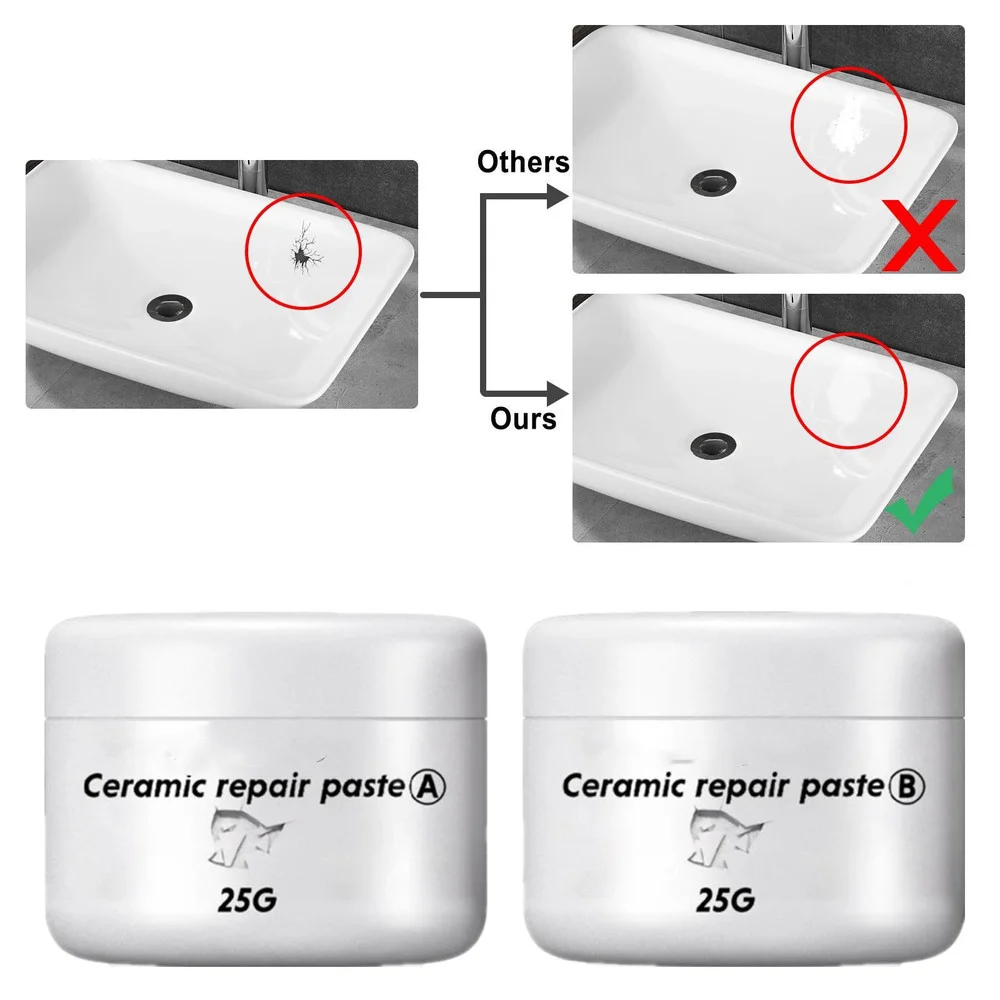 2pc-Ceramic-Repair-Paste-30g-Quick-Dry-White-Porcelain-Crack-Chip ...