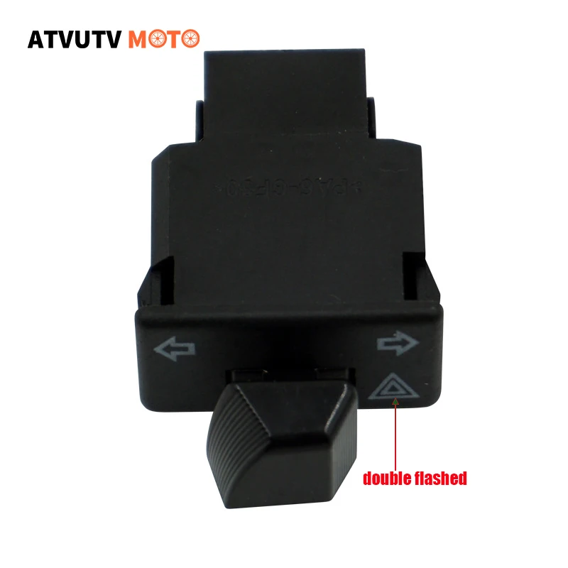 Motorcycle-Turn-Signal-Button-Double-Flash-Warning-Light-Switch-For ...