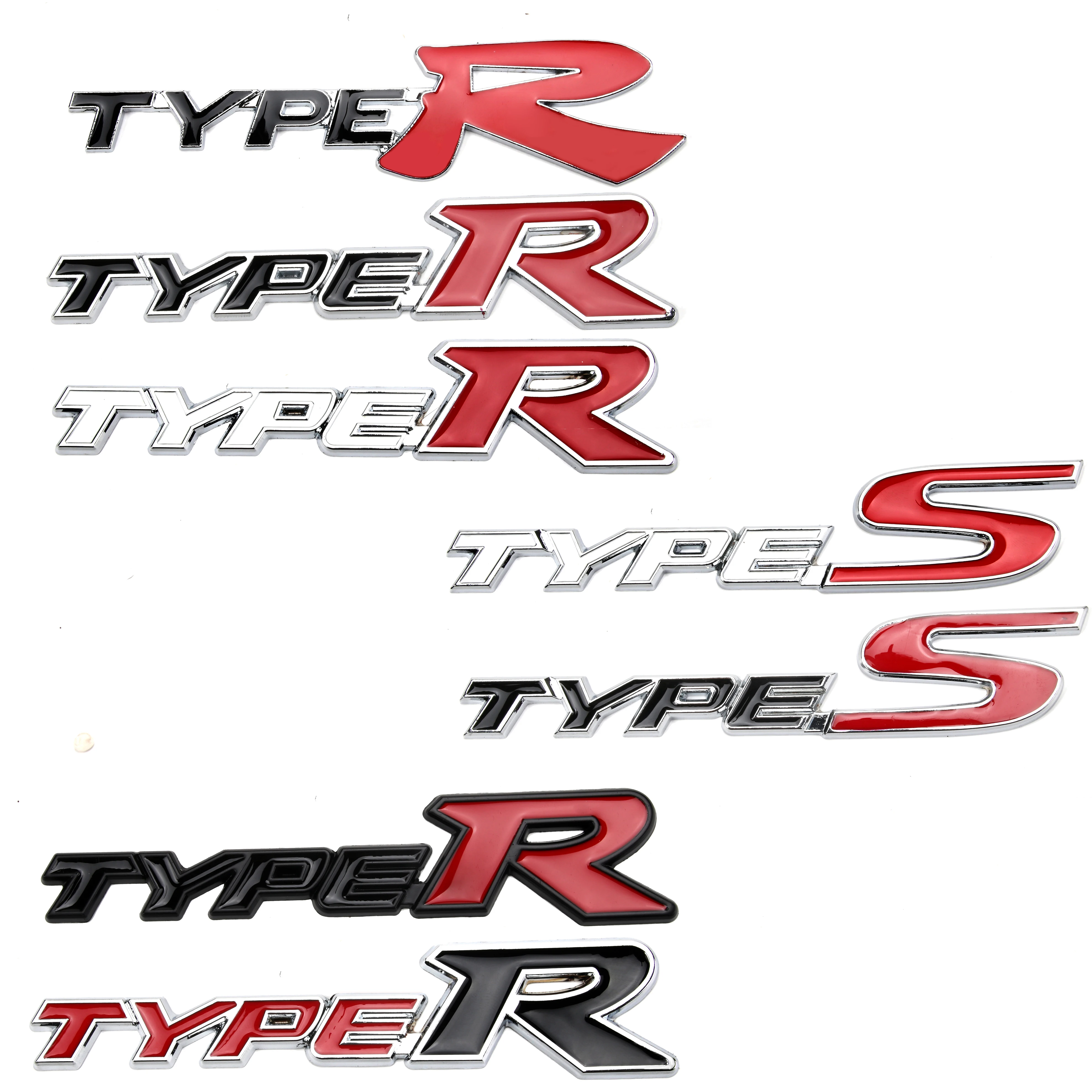 3d Metal Types Car Styling Type S Car Front Grille Emblem Badge For ...