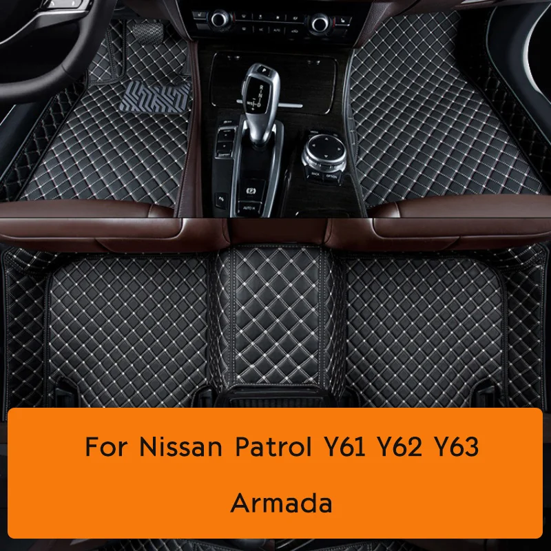 For Nissan Patrol Y61 Y62 Y63 Armada Artificial Leather Custom Car ...
