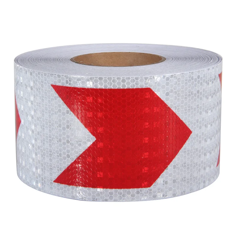 10cm*10m Width Arrow Reflective Material Tape Sticker Safety Warning ...