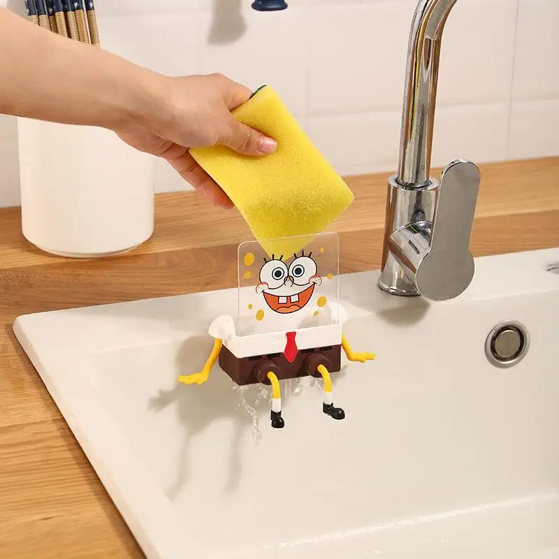 Good Things In The Kitchen Kawaii Spongebob Drainage Rack Dishwashing ...