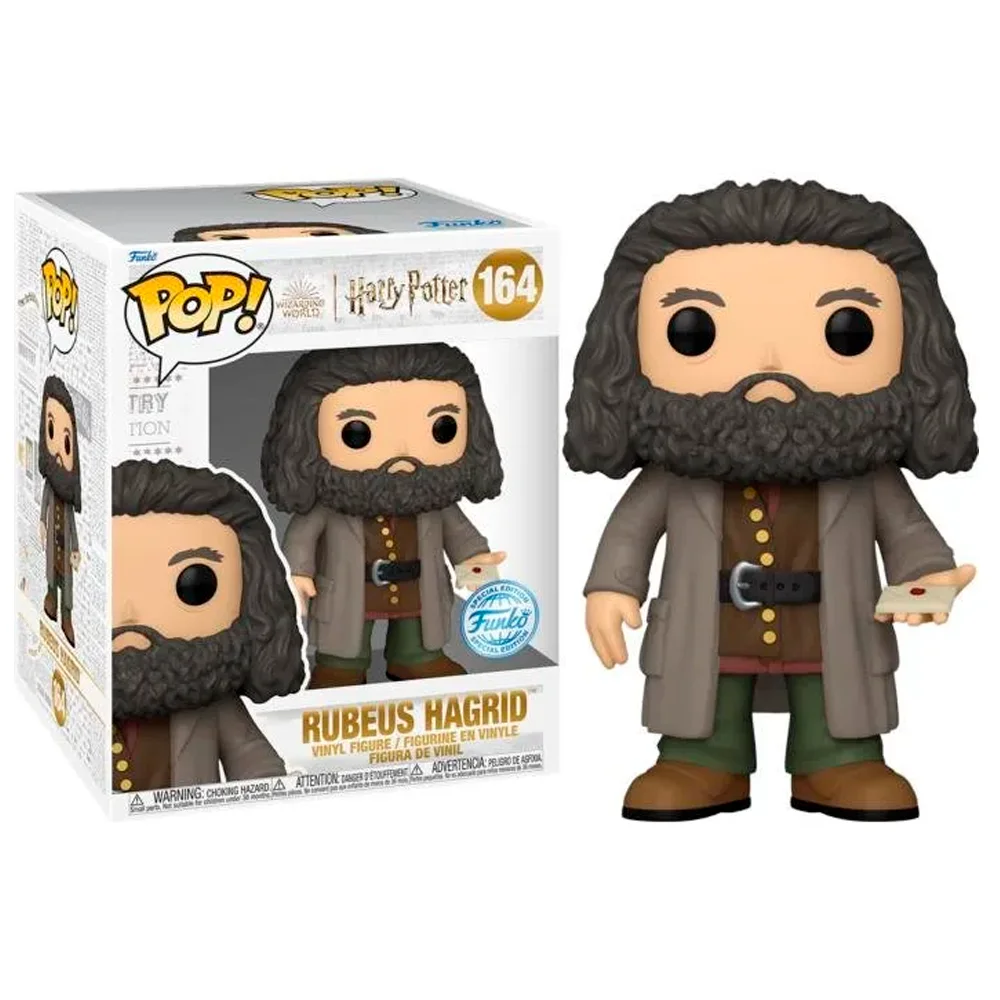 Funko-Harry-Potter-Hagrid-letter-carta-exclusivo-15cm-6-Supersized-Pop ...
