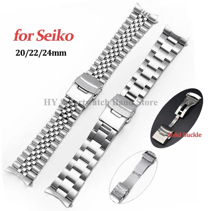 Solid-Stainless-Steel-Bracelet-for-Seiko-for-Oyster-for-Jubilee-20mm ...