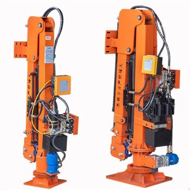 Fully-electric-hydraulic-telescopic-boom-automatic-rotating-lifting ...