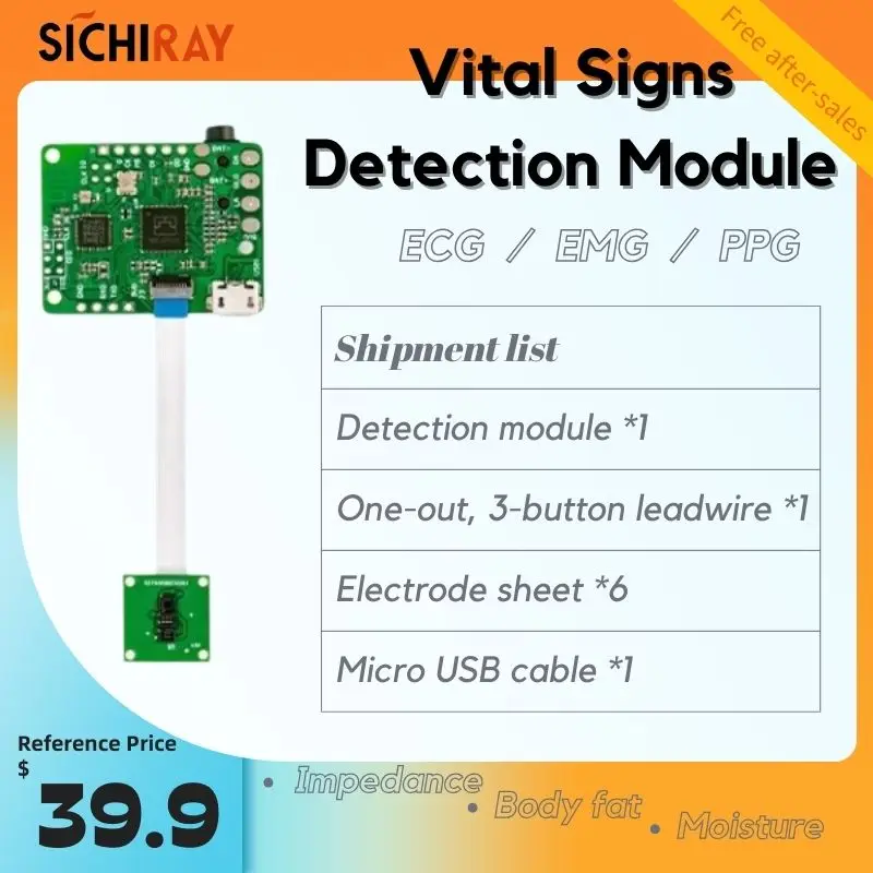 ECG-EMG-PWV-PPG-PBF-Pulse-waveform-Vital-Signs-Detection-Module ...