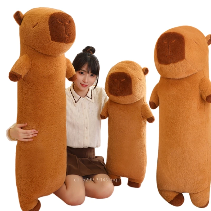 120cm-Cartoon-Strip-Giant-Capybara-Plush-Doll-Pillow-High-Quality-Soft ...