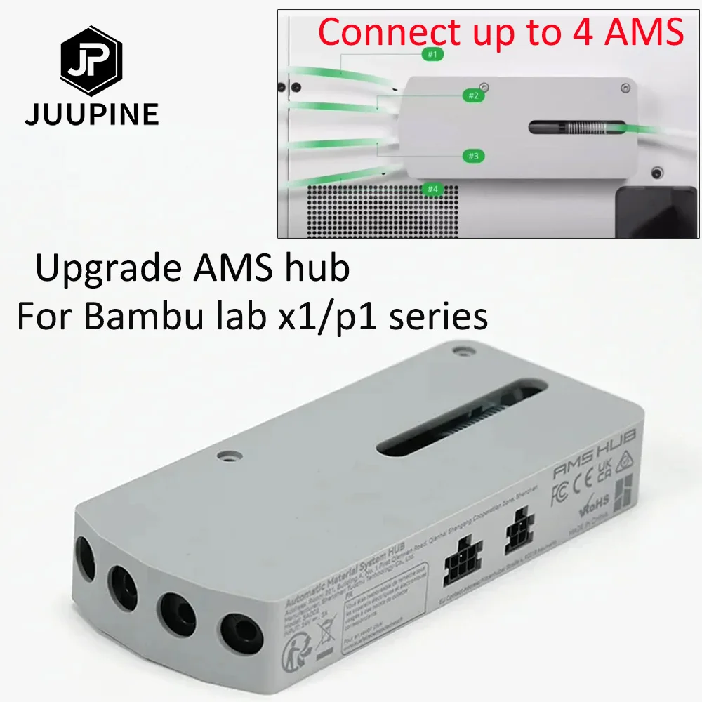 For-Bambu-Lab-AMS-Hub-3D-Printer-Material-Line-Selector-For-Bambu-Lab ...